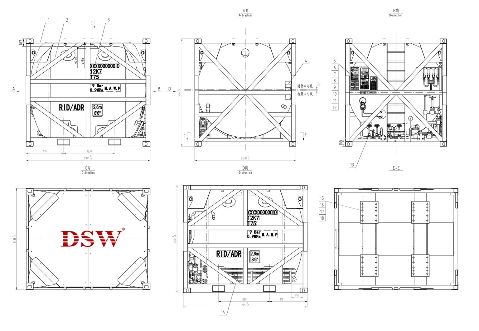 Isotainer，10FT Tank Containers | ISO tank supplier