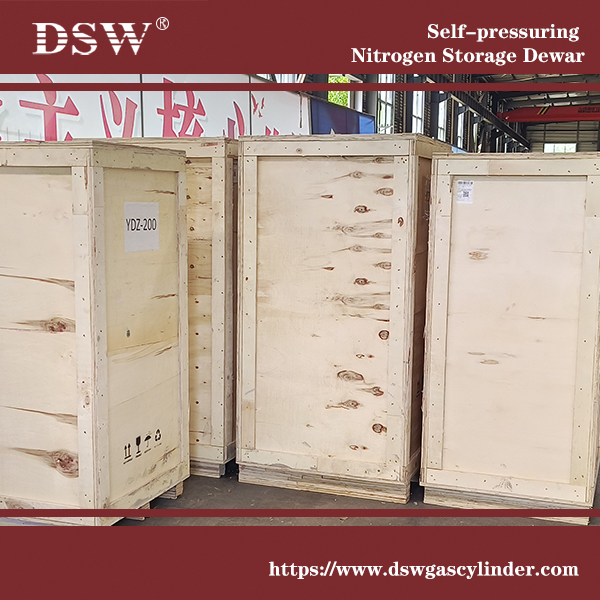 liquid nitrogen container, self-pressurized LN2 container