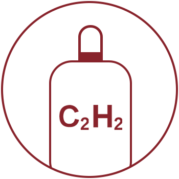 Acetylene,C2H2 Gas - DSW