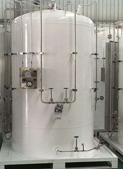 micro bulk Tank, cryogenic pressure vessel supplier with ISO